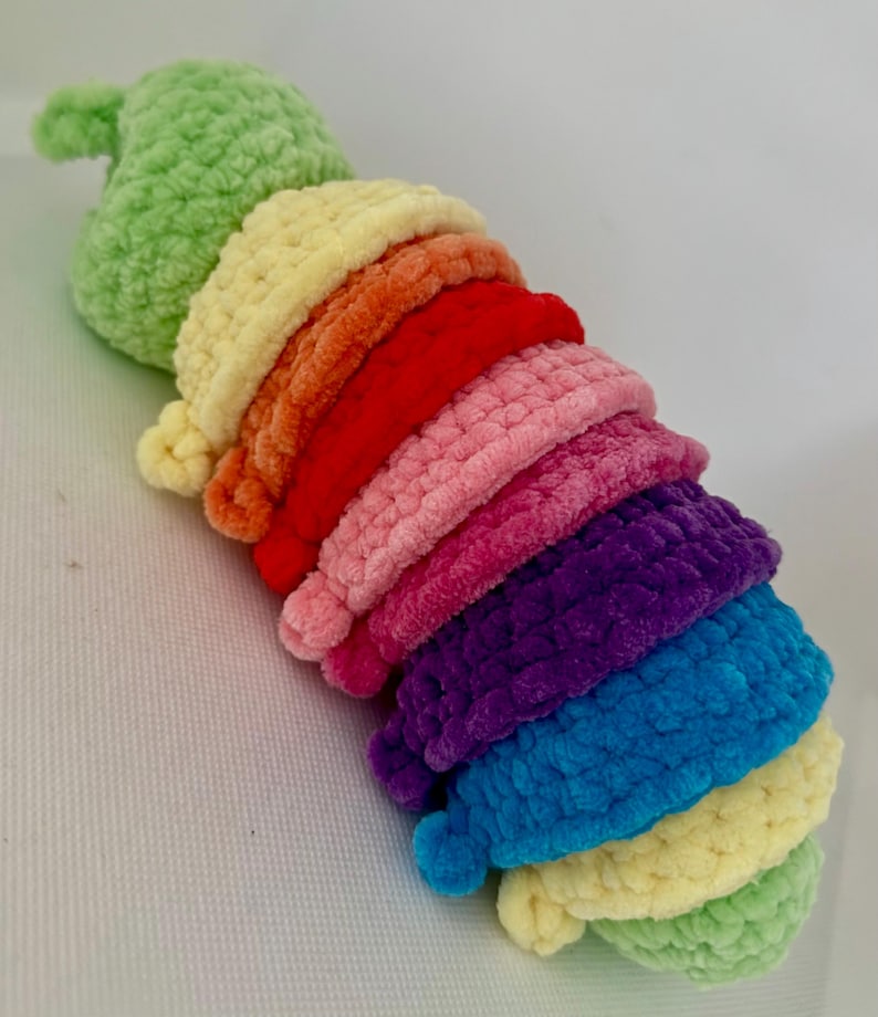 Charlie the Fidget Caterpillar - Etsy UK