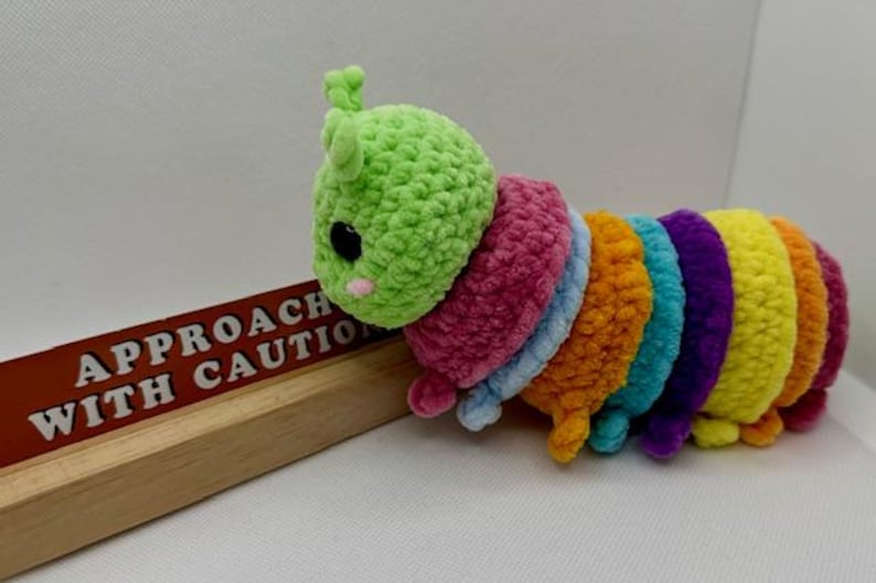 Charlie the Fidget Caterpillar - Etsy UK