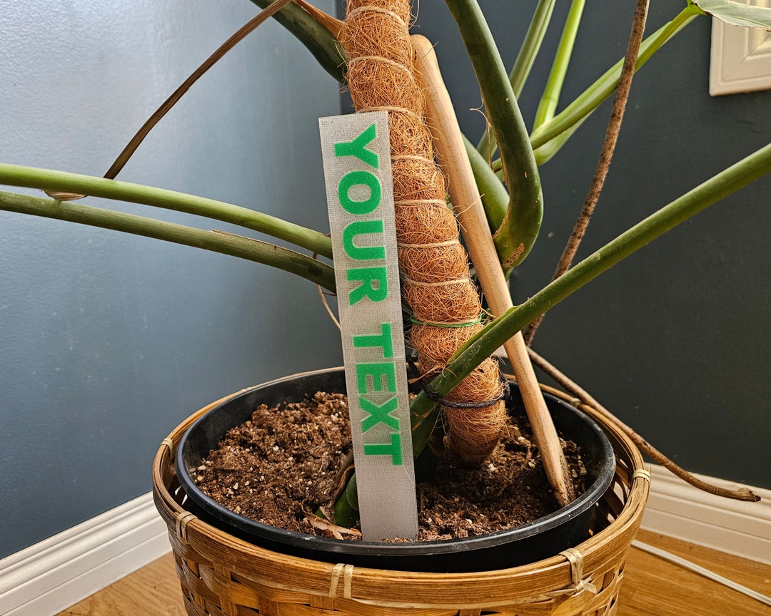 Custom Plant Stake 3D Printed PETG Garden Marker 5/7.25/9 Inch ...