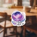 Mystical Crystal Ball Sticker | Embrace Magic Quote, Whimsical Vinyl ...