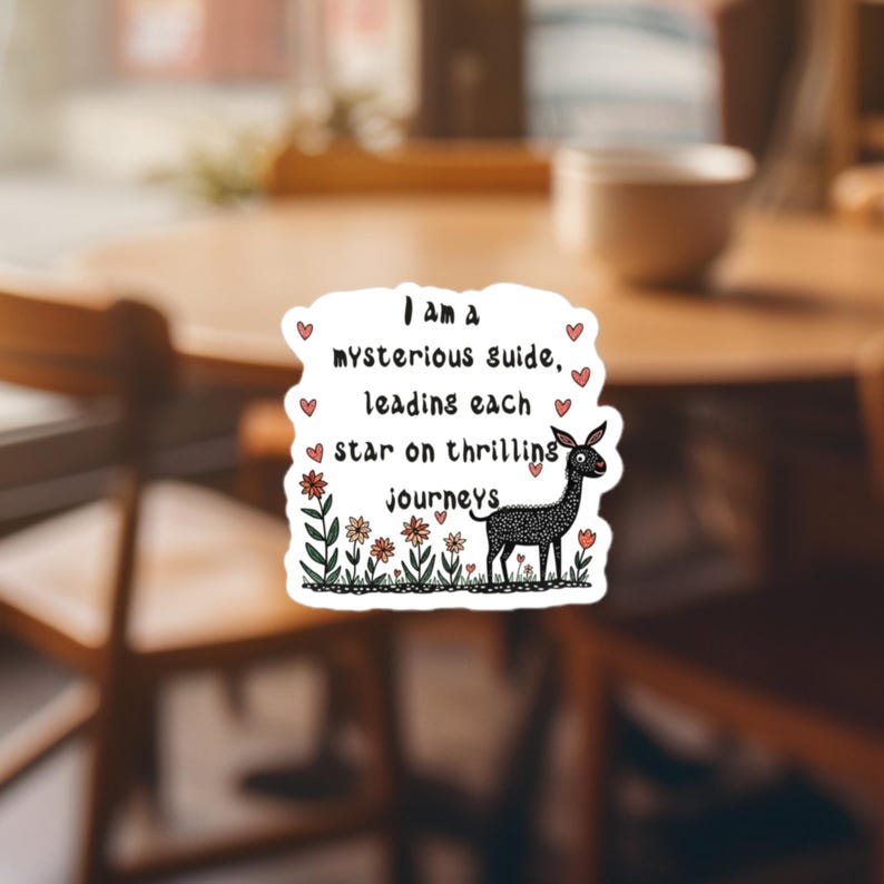 Mysterious Guide Inspirational Bubble-free Sticker – Whimsical and ...