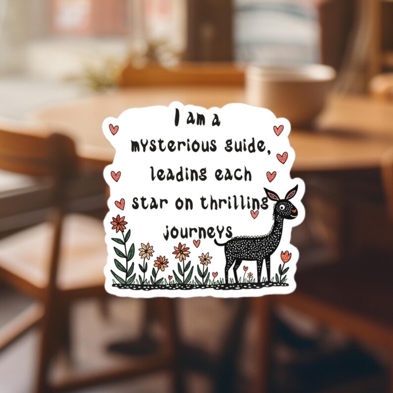 Mysterious Guide Inspirational Bubble-free Sticker – Whimsical and ...