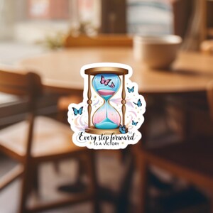 Inspirational Bubble-free Sticker "every Step Forward is a Victory ...