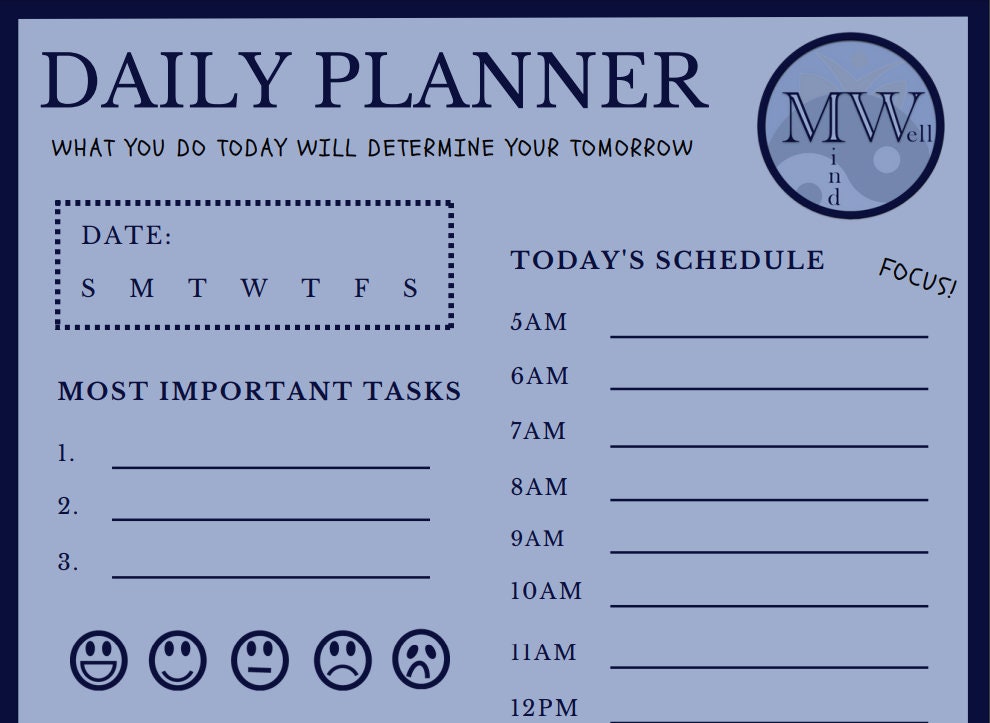 The Ultimate Daily Planner by Mind Well for Achieving Balance and ...