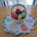 Easter Quilted Table Topper Easter Egg Table Topper Quilted and ...