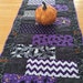 Halloween Bat Table Runner Halloween Decor 26 X 41 Quilted & Applique ...