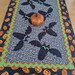 Halloween Bat Table Runner Halloween Decor 26 X 41 Quilted & Applique ...
