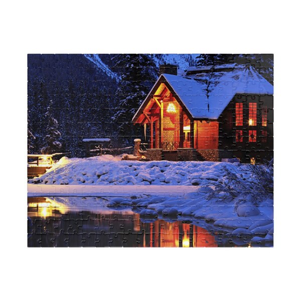 Scenic Cabin Puzzle - Etsy