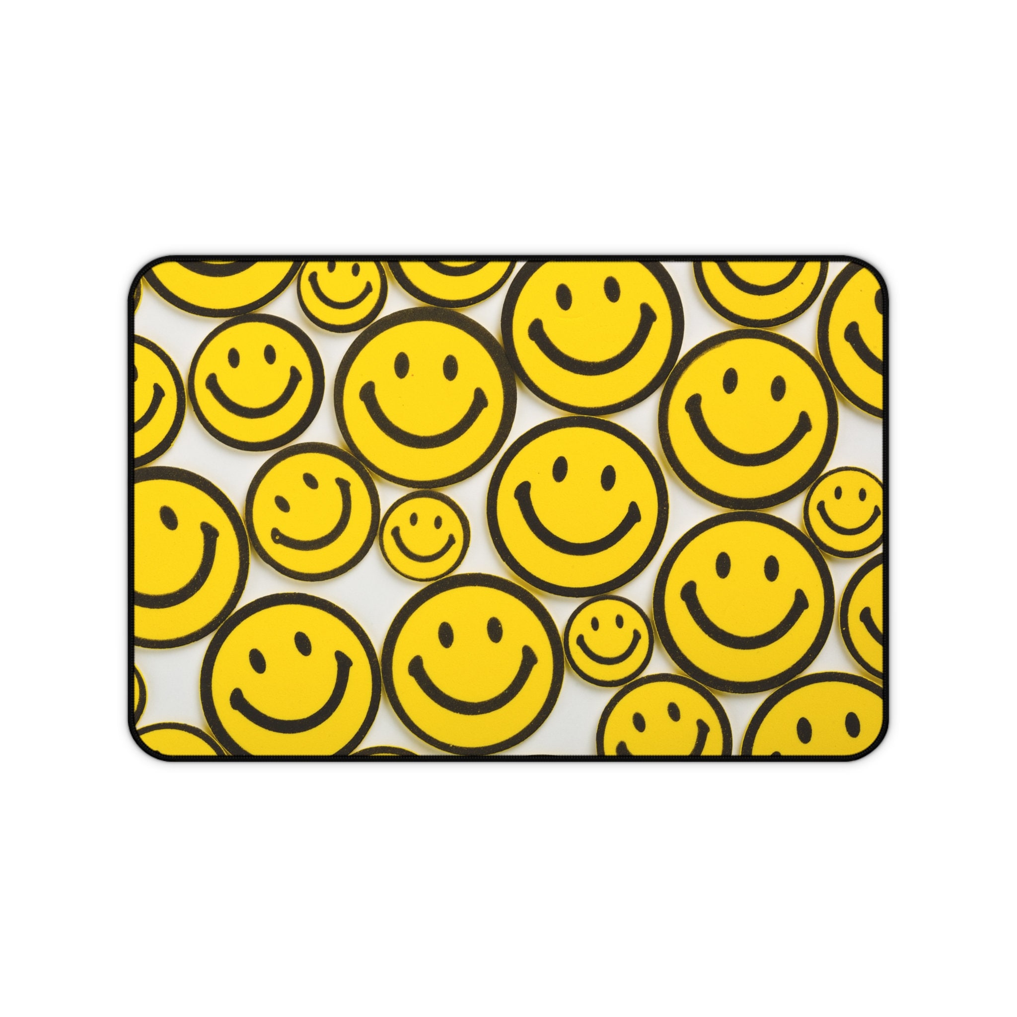 Smiley Face Desk Mat Smiley Face Mouse Pad Happy Large Cute - Etsy