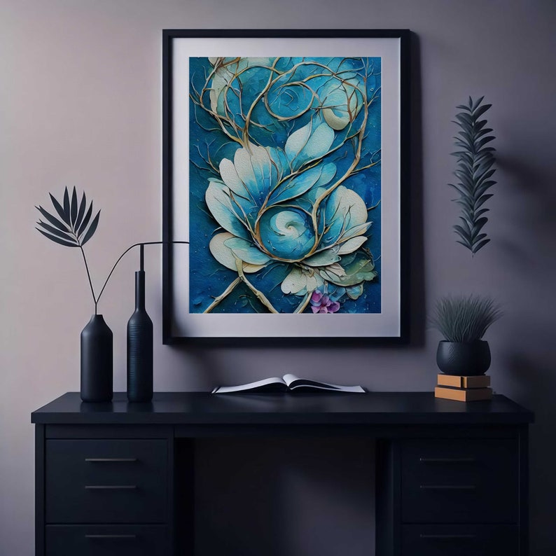 Set of 3 Floral Prints Floral Instant Art Wildflower Colorful Poster Botanical Print Wildflower ...