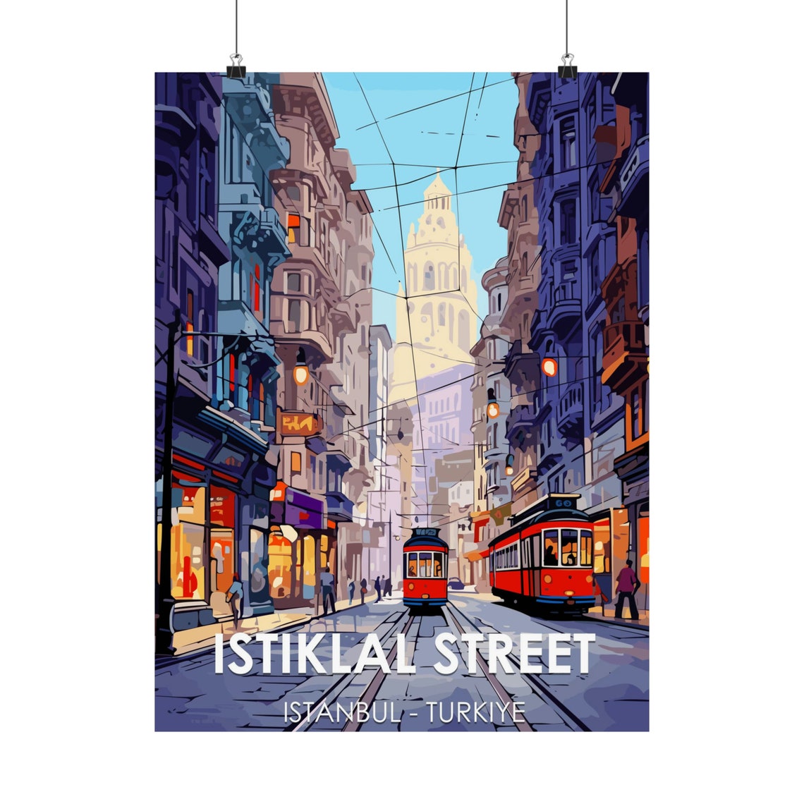Istanbul Vertical Posters Travel Destination Monument - Etsy