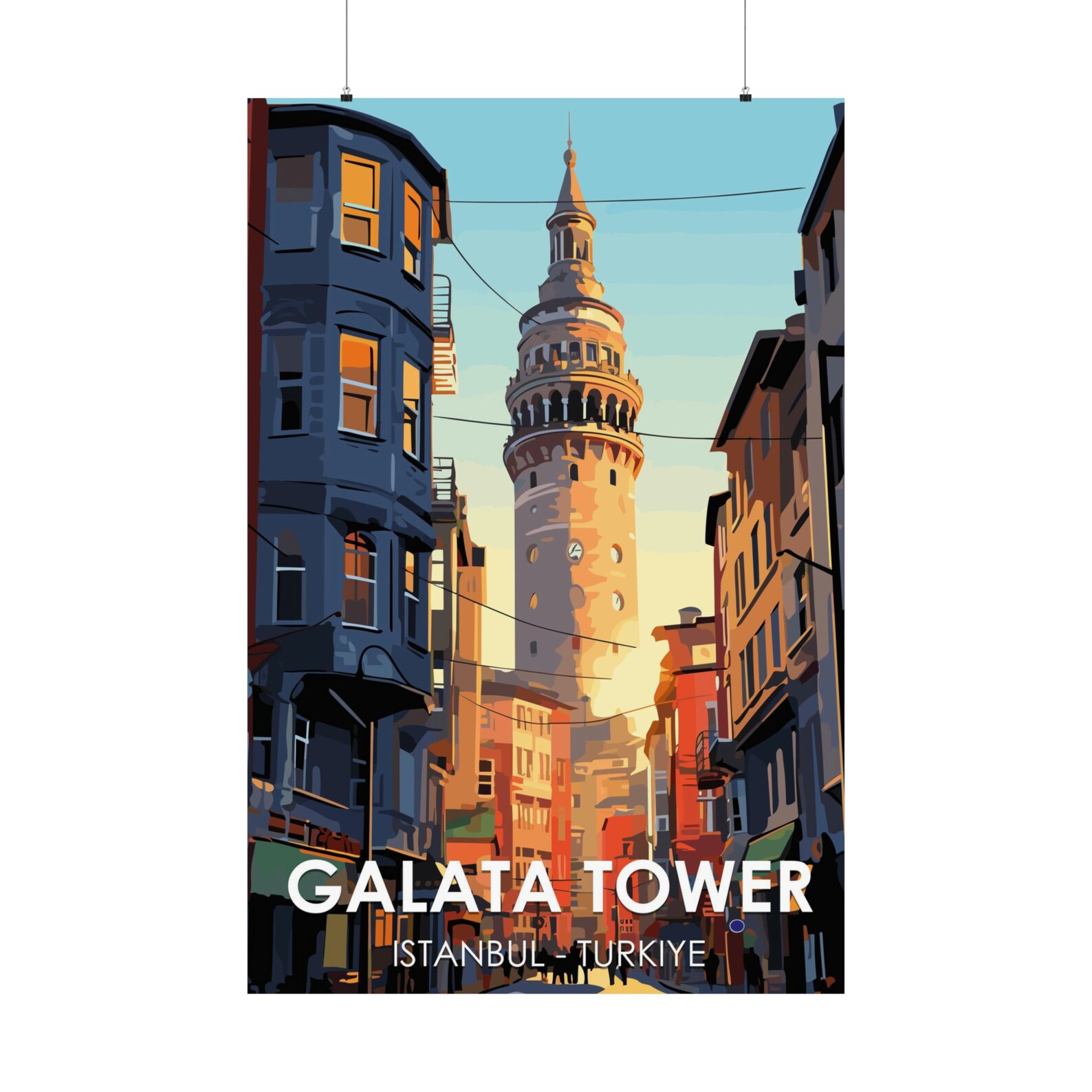 Istanbul Vertical Posters Travel Destination Monument - Etsy