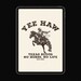 Yee Haw Cowboy Horse Retro Hand-drawn Digital Art Word Tshirt Pattern ...