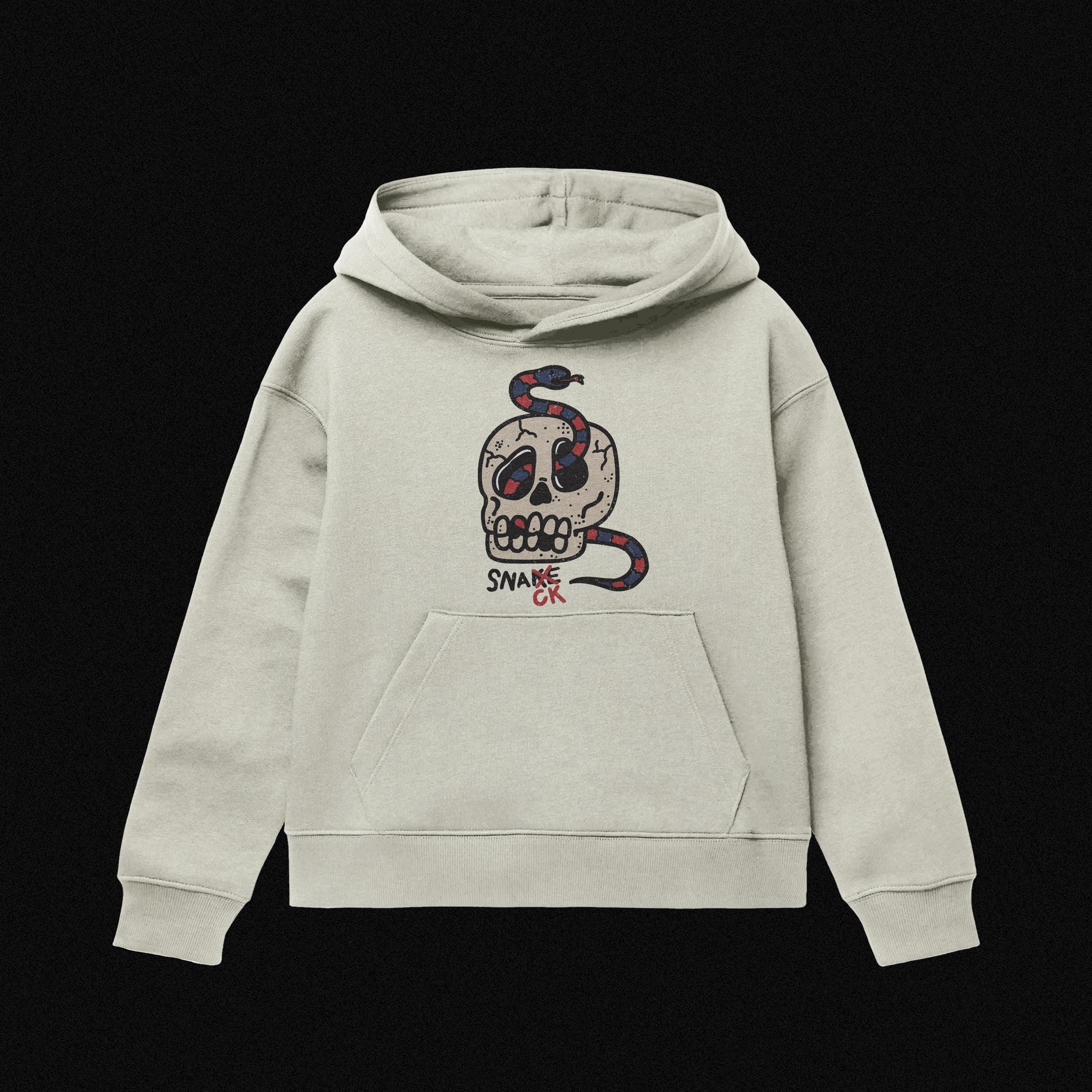 Snake Snack Skull Retro Hand-drawn Digital Art Word T Shirt Pattern ...