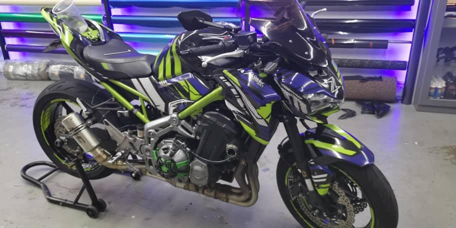 Z900 2021 KAWASAKI REFLECTIVE Full Body Sticker 90-95% Coverage of ...