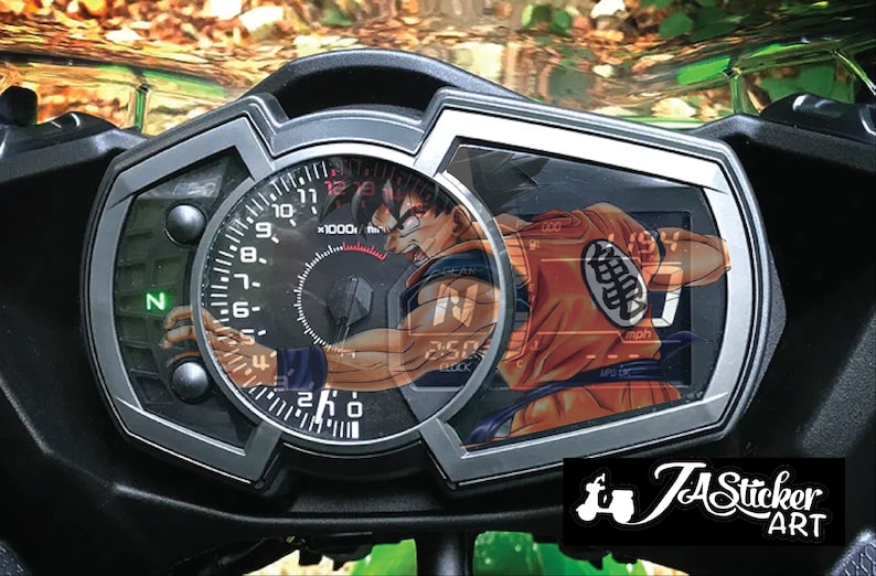NINJA 400/250 2022 SPEEDOMETER Anime Sticker (make Your Meter Look ...