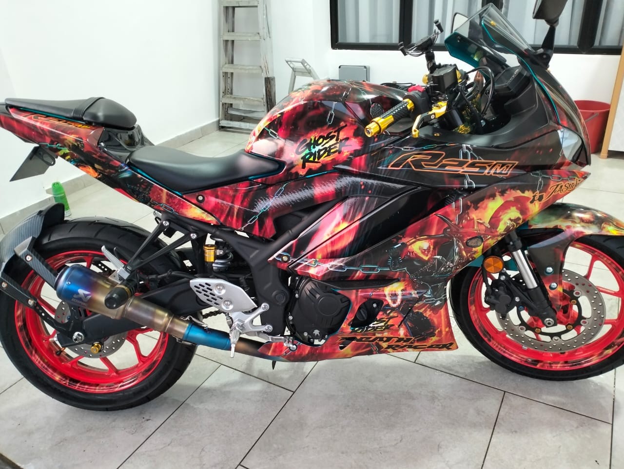YZF R3 2021 YAMAHA REFLECTIVE Full Body Sticker 90-95% Coverage of ...