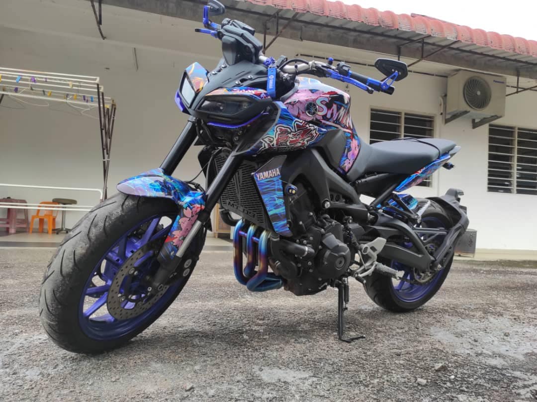 MT09 V1 V2 YAMAHA REFLECTIVE Full Body Sticker (90-95% Coverage of ...