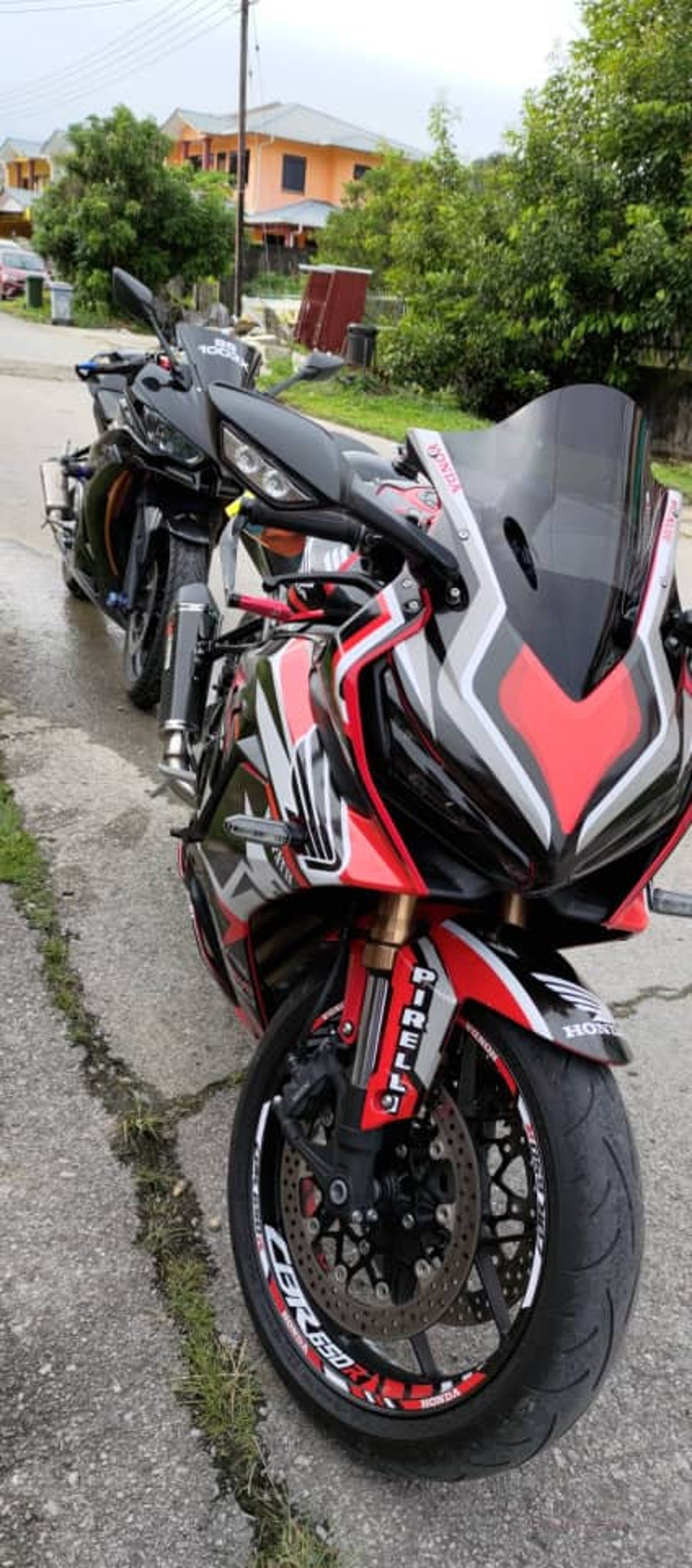 CBR650R HONDA REFLECTIVE Full Body Sticker (90-95% Coverage of Coverset ...