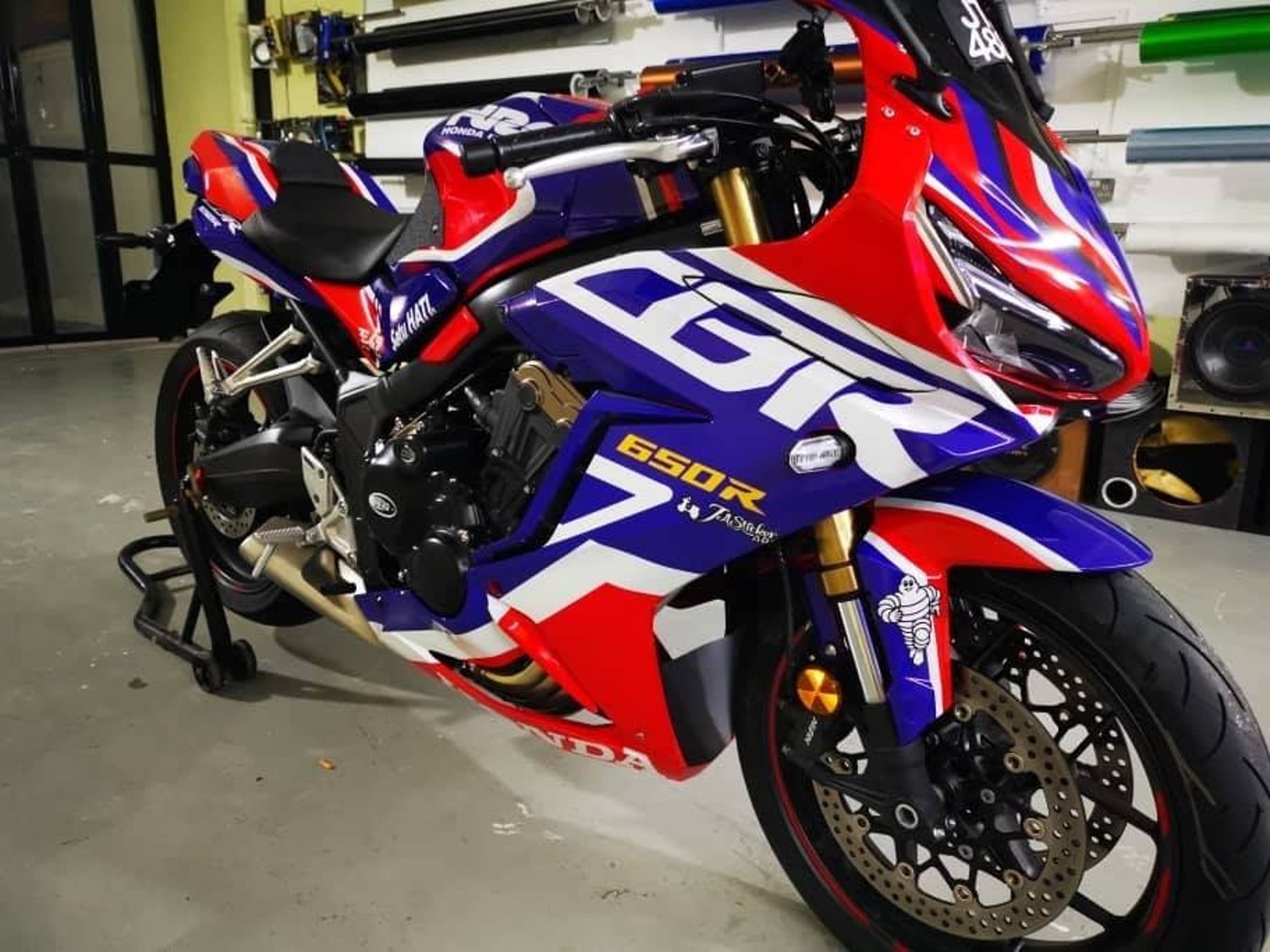 CBR650R HONDA REFLECTIVE Full Body Sticker (90-95% Coverage of Coverset ...