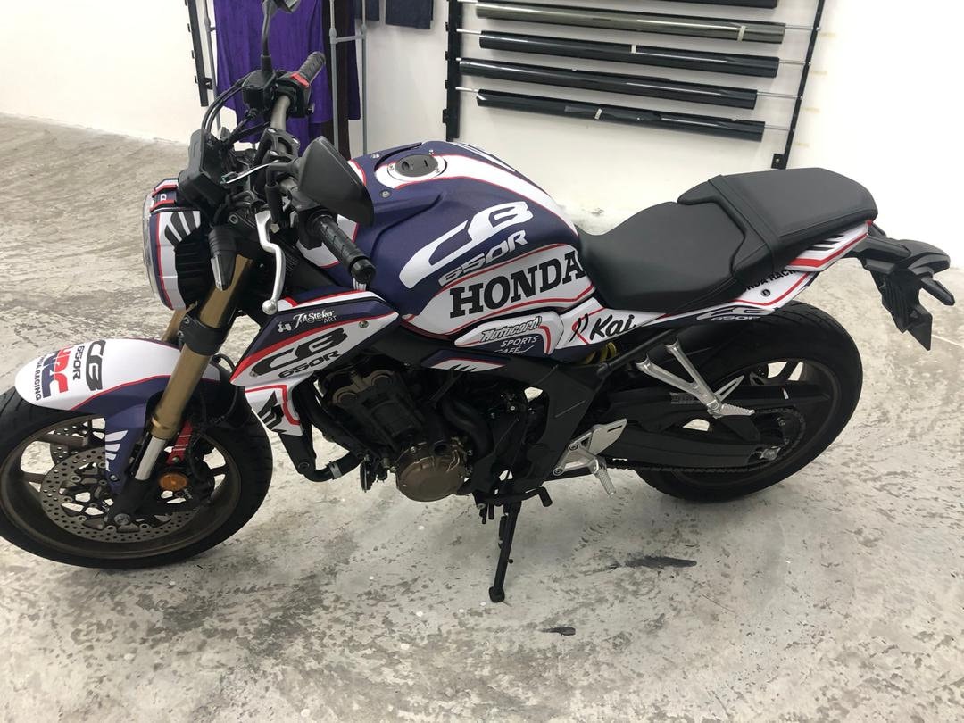 Ultimate Customize Your CB650R Honda With Reflective Full Body Stickers ...