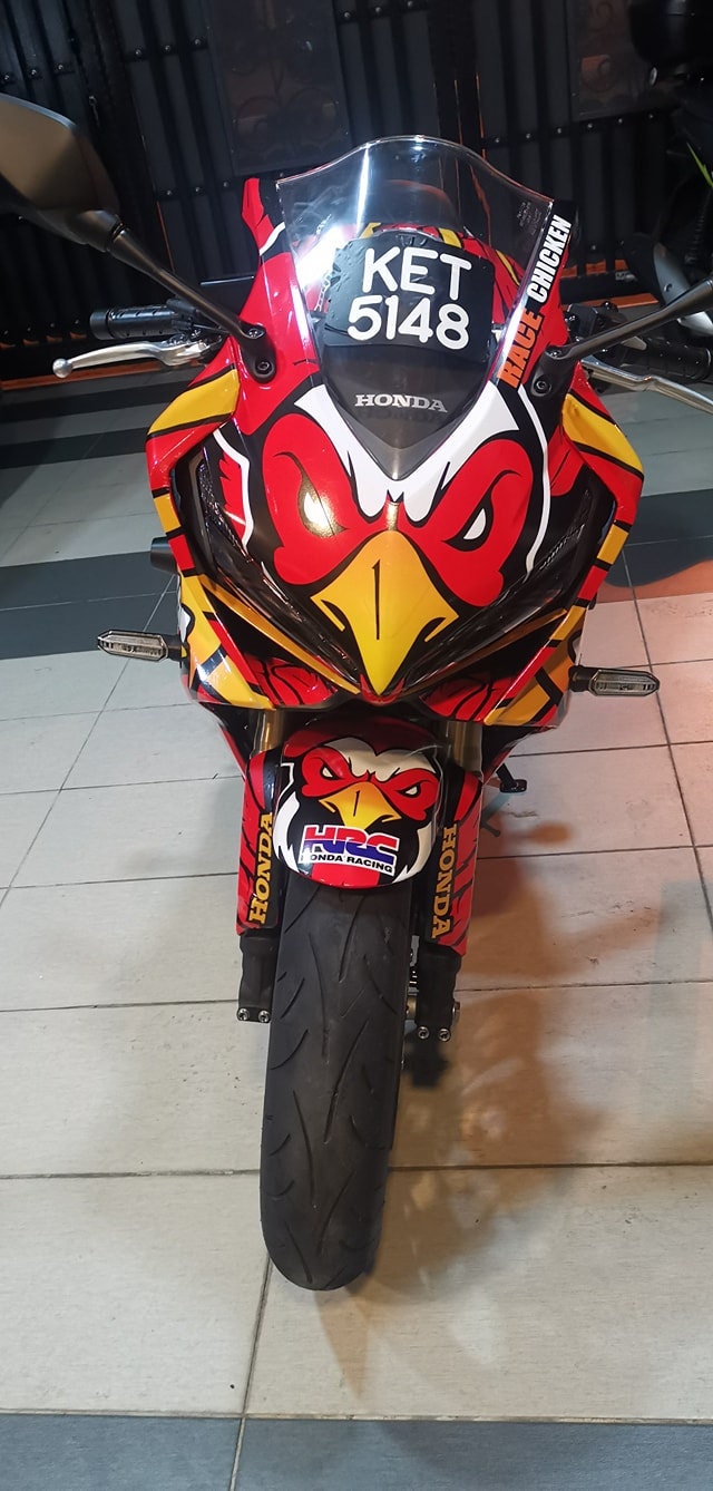 CBR650R HONDA REFLECTIVE Full Body Sticker (90-95% Coverage of Coverset ...