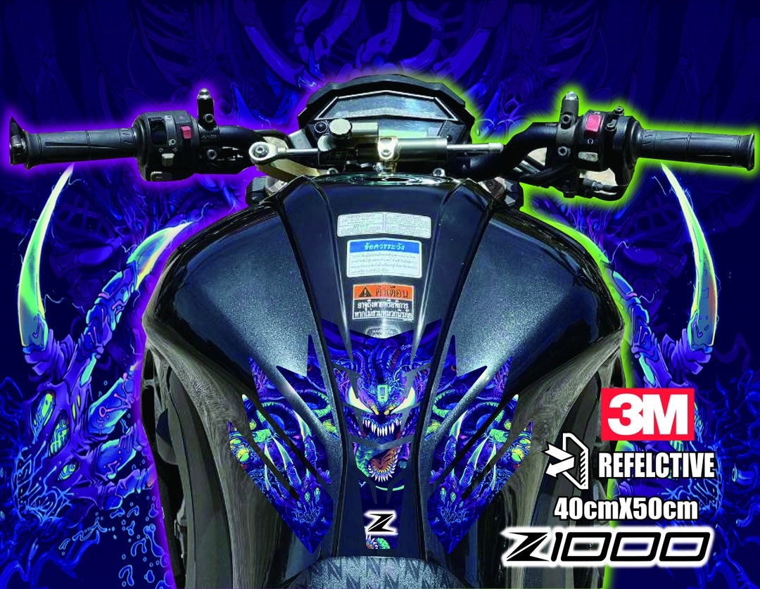 Z1000 Sugomi Reflective Tank Pad & Side Pad Set - Etsy