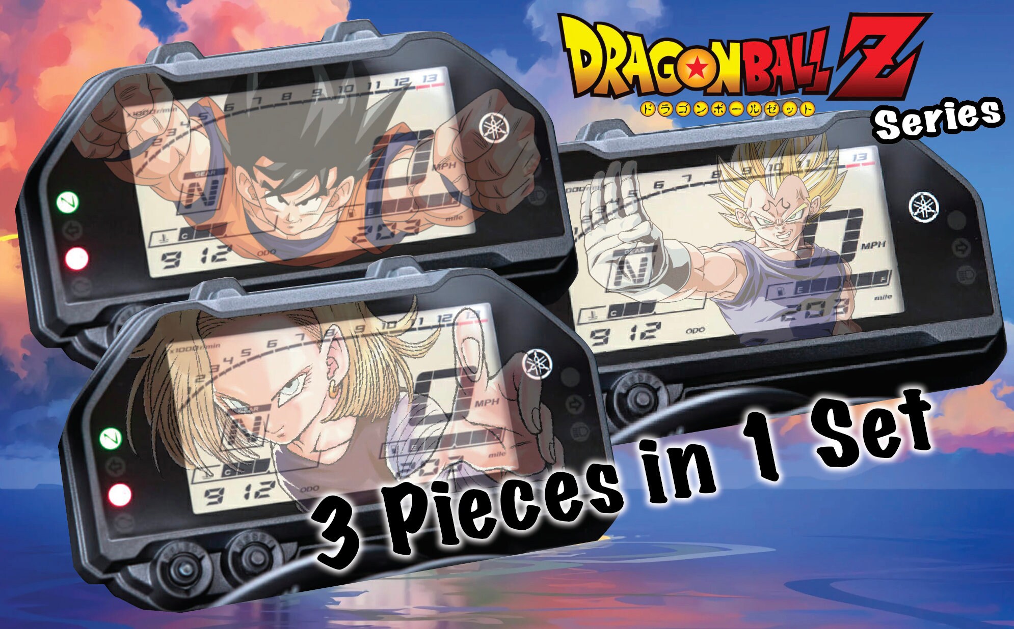MT03/YZF R3 SPEEDOMETER Anime Sticker (3 PIECE in 1 Set) - Etsy