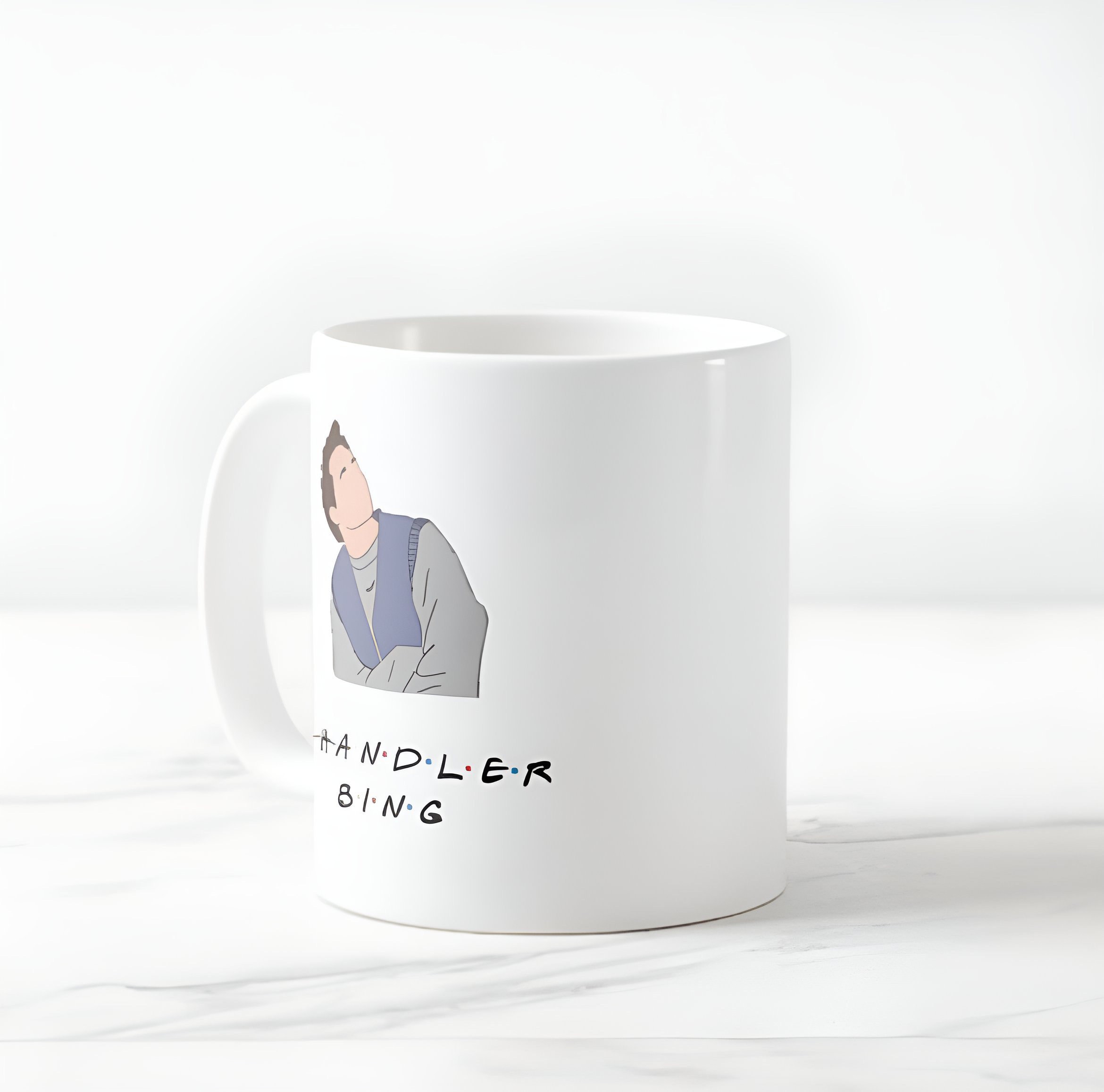 Chandler Bing, Matthew Perry, Friends TV Show Mug sold by Loria_Thunder ...