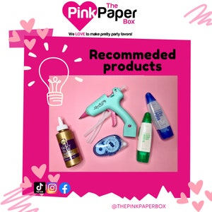 Pink Paper Box Heart Party Wooden Party Favor Cardstock Die Cut Board ...