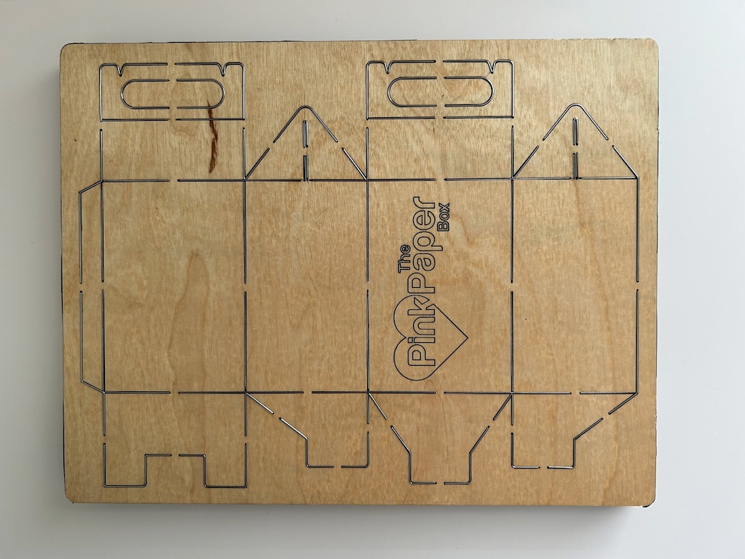 Pink Paper Box Milk Box Party Wooden Party Favor Cardstock Die Cut ...