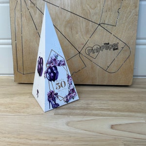 Pyramid Box Party Favor Design ***this is for the Files Only*** - Etsy
