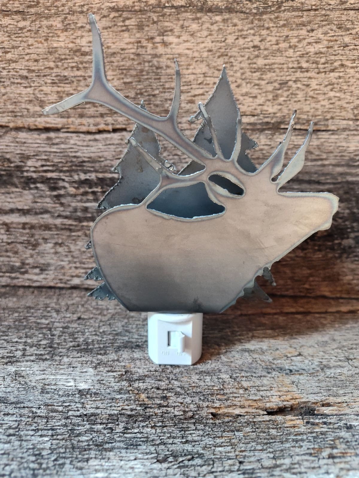 Rustic Elk Night Light - Etsy