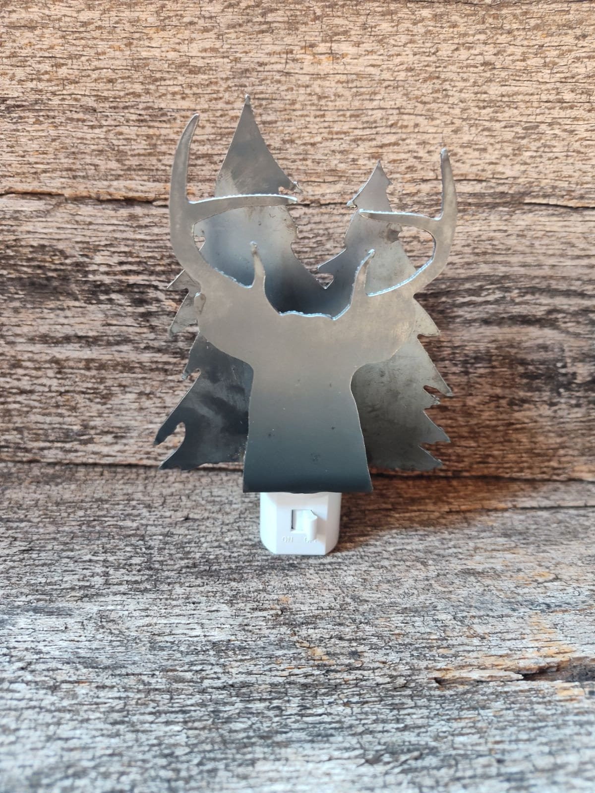 Rustic Deer Night Light - Etsy
