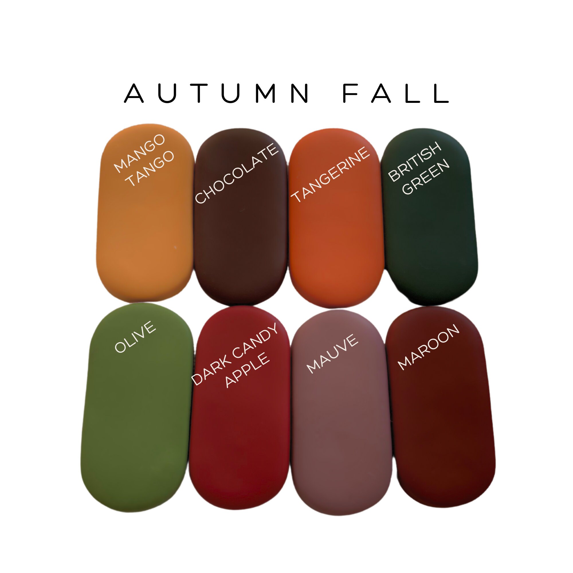 AUTUMN FALL - Sculpey Premo Polymer Clay Colour Recipes - Etsy