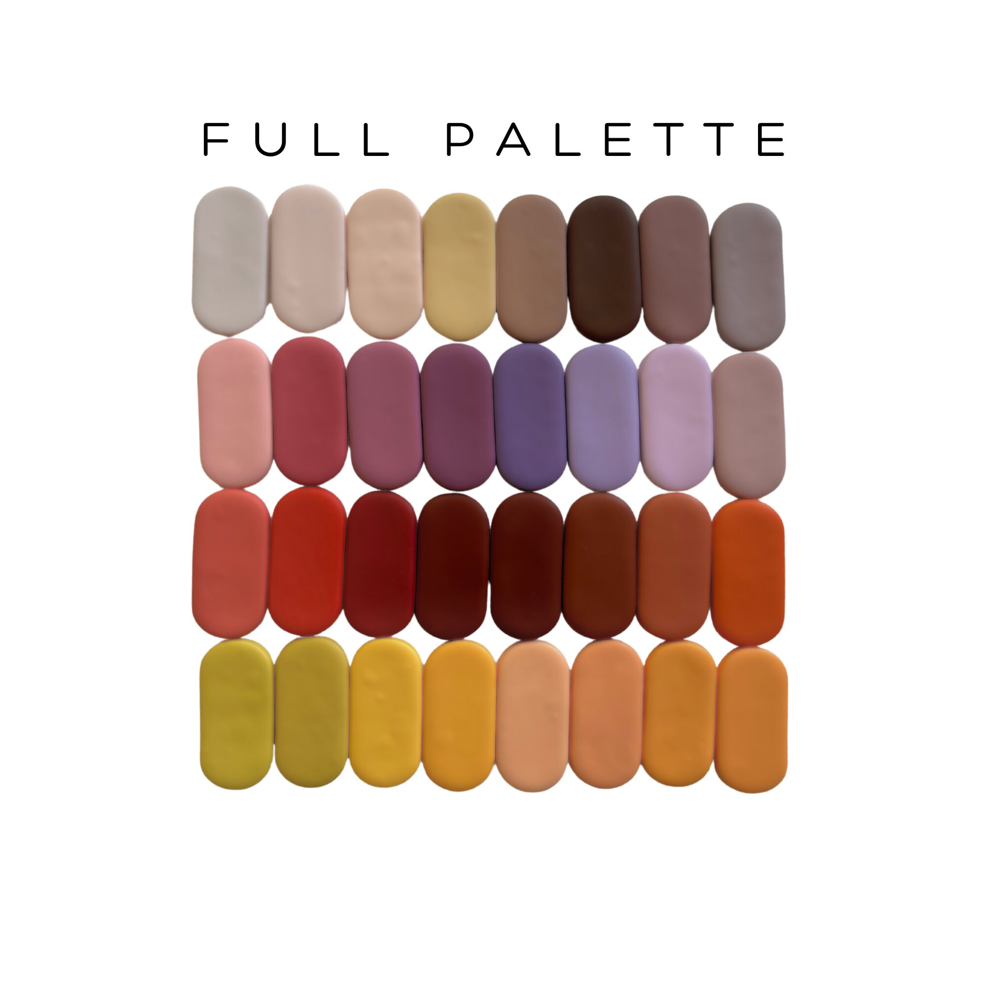 FULL PALETTE - Sculpey Premo Polymer Clay Colour Recipes - Etsy