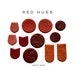 RED HUES - Sculpey Premo Polymer Clay Colour Recipes - Etsy