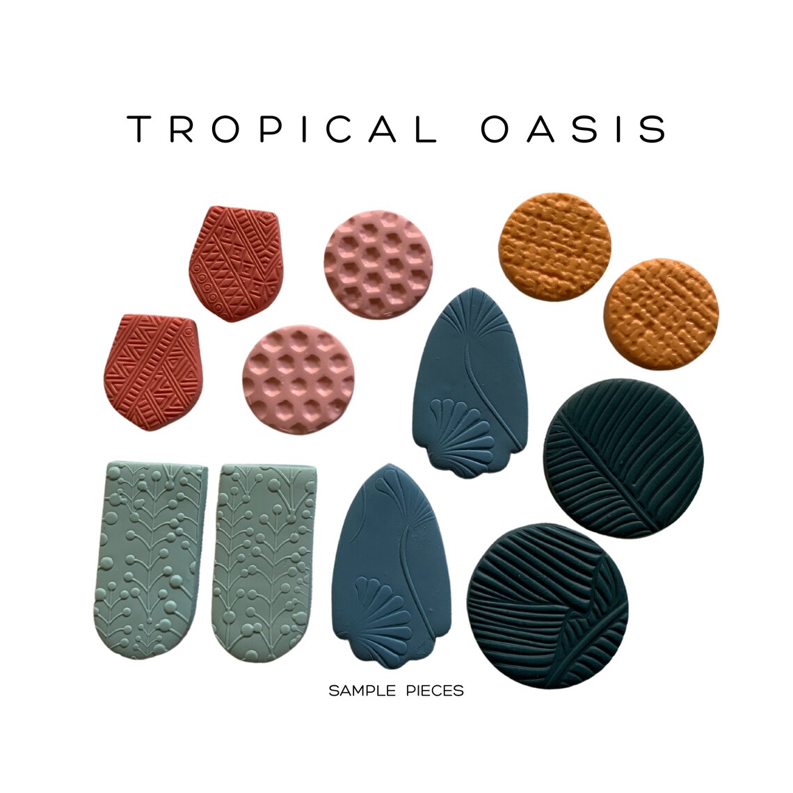 TROPICAL OASIS - Sculpey Premo Polymer Clay Colour Recipes - Etsy UK