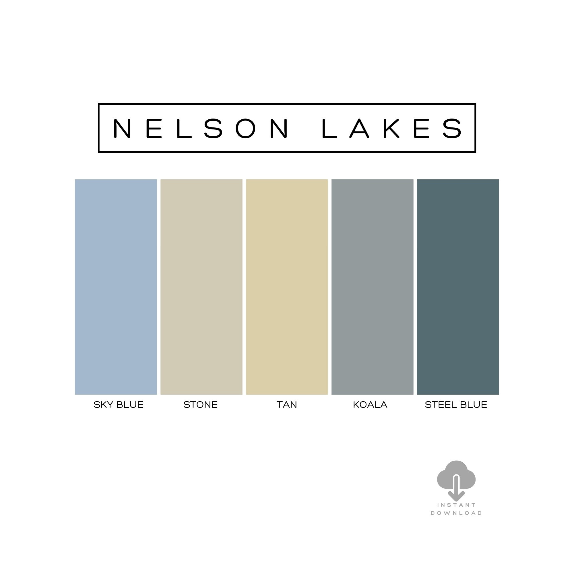 NELSON LAKES Colour Palette - Sculpey Souffle Polymer Clay 5 Colour ...