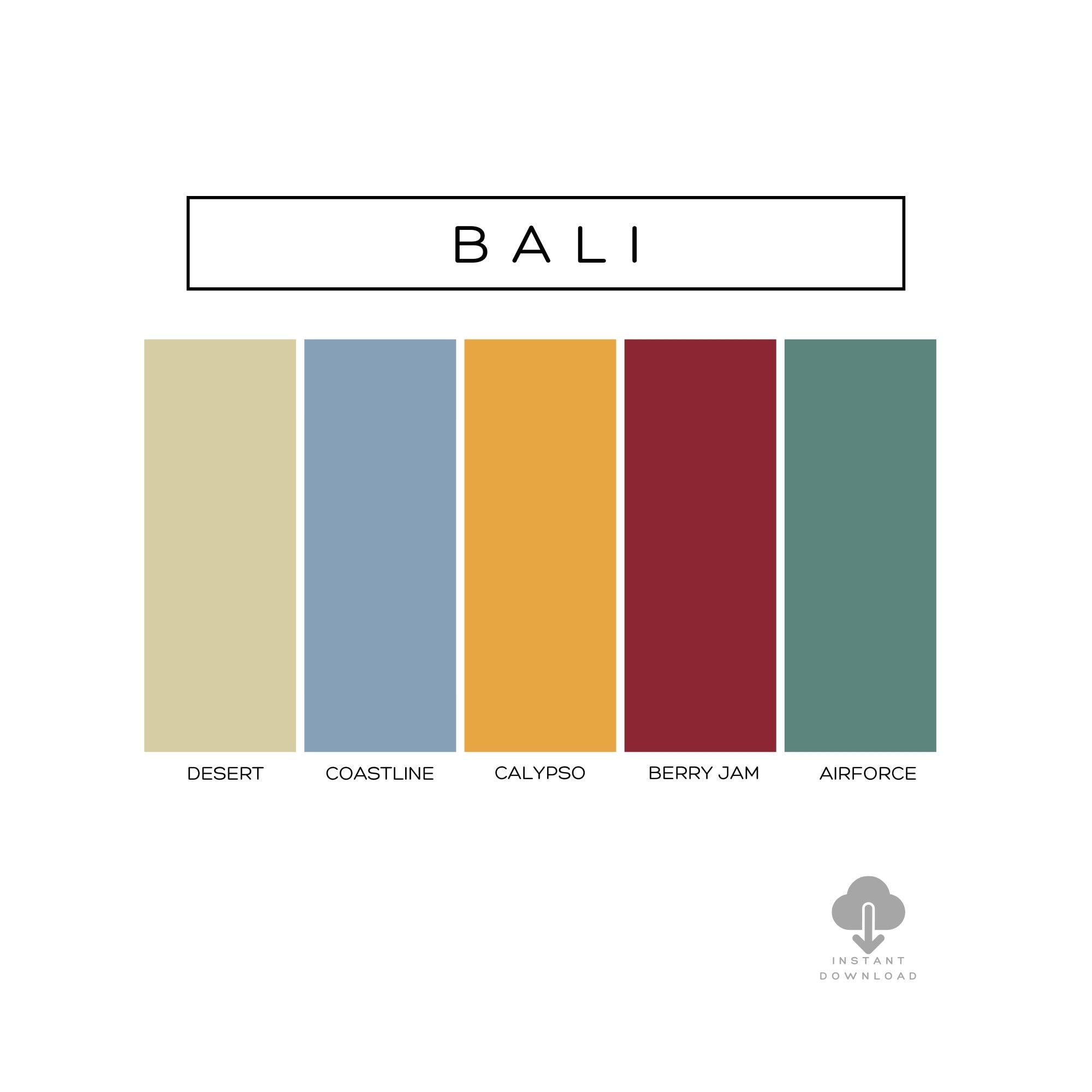 BALI Colour Palette Sculpey Souffle Polymer Clay 5 Colour Recipes ...