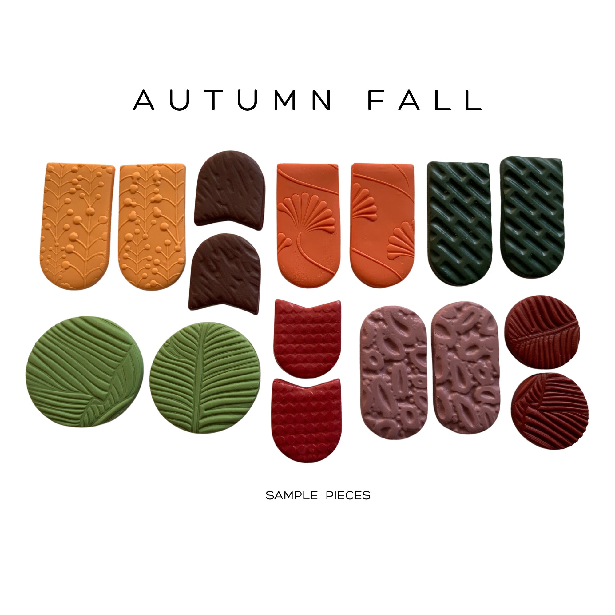 AUTUMN FALL - Sculpey Premo Polymer Clay Colour Recipes - Etsy