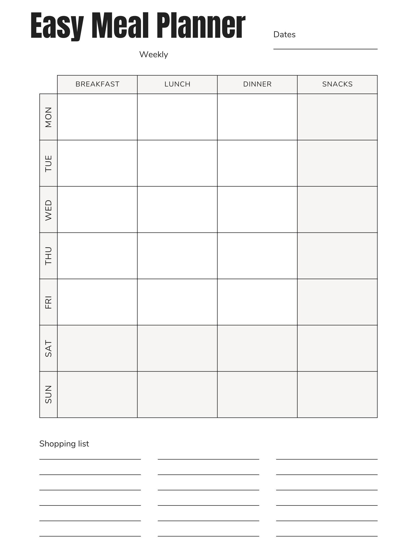 Endomorph Meal Plan PDF Printable | Diet Plan | Breakfast, Lunch ...