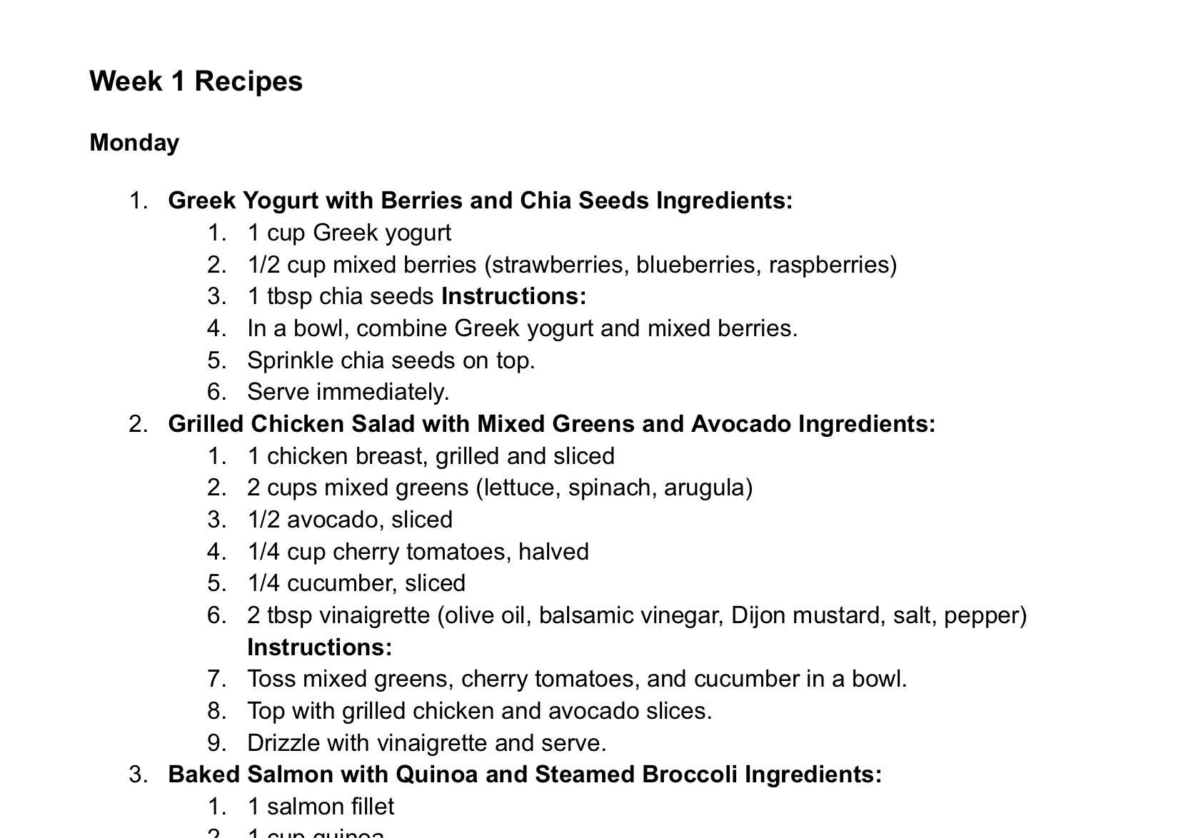 Diabetic Meal Plan Food List One Month 4 Weeks Of Diabetic Meal Planning 30 Day Recipes