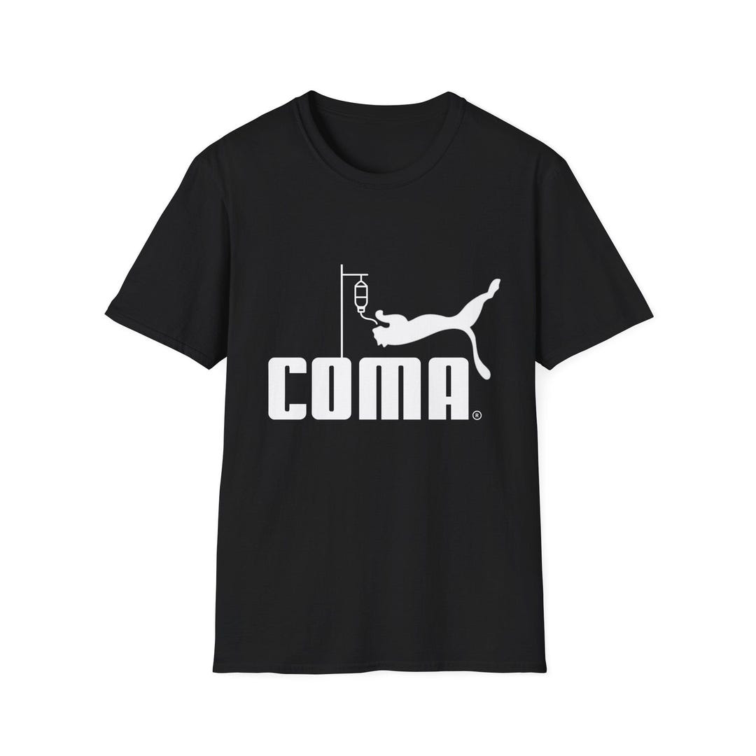 COMA Graphic Unisex T-shirt, Meme Shirt, Unique Gift, Fun Fashion ...