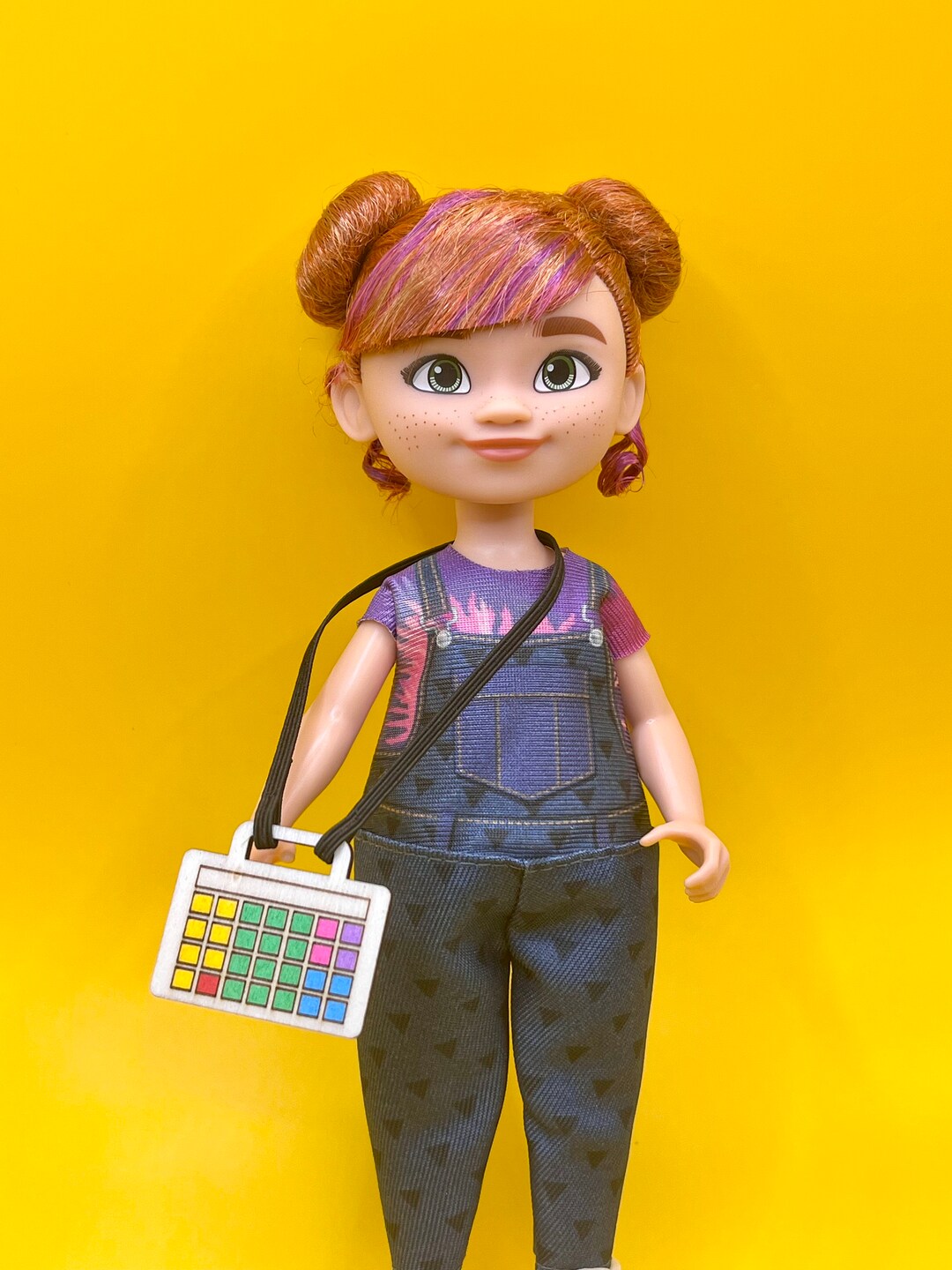 Doll Sized Wooden AAC Device With Elastic Carry Strap for Display ...