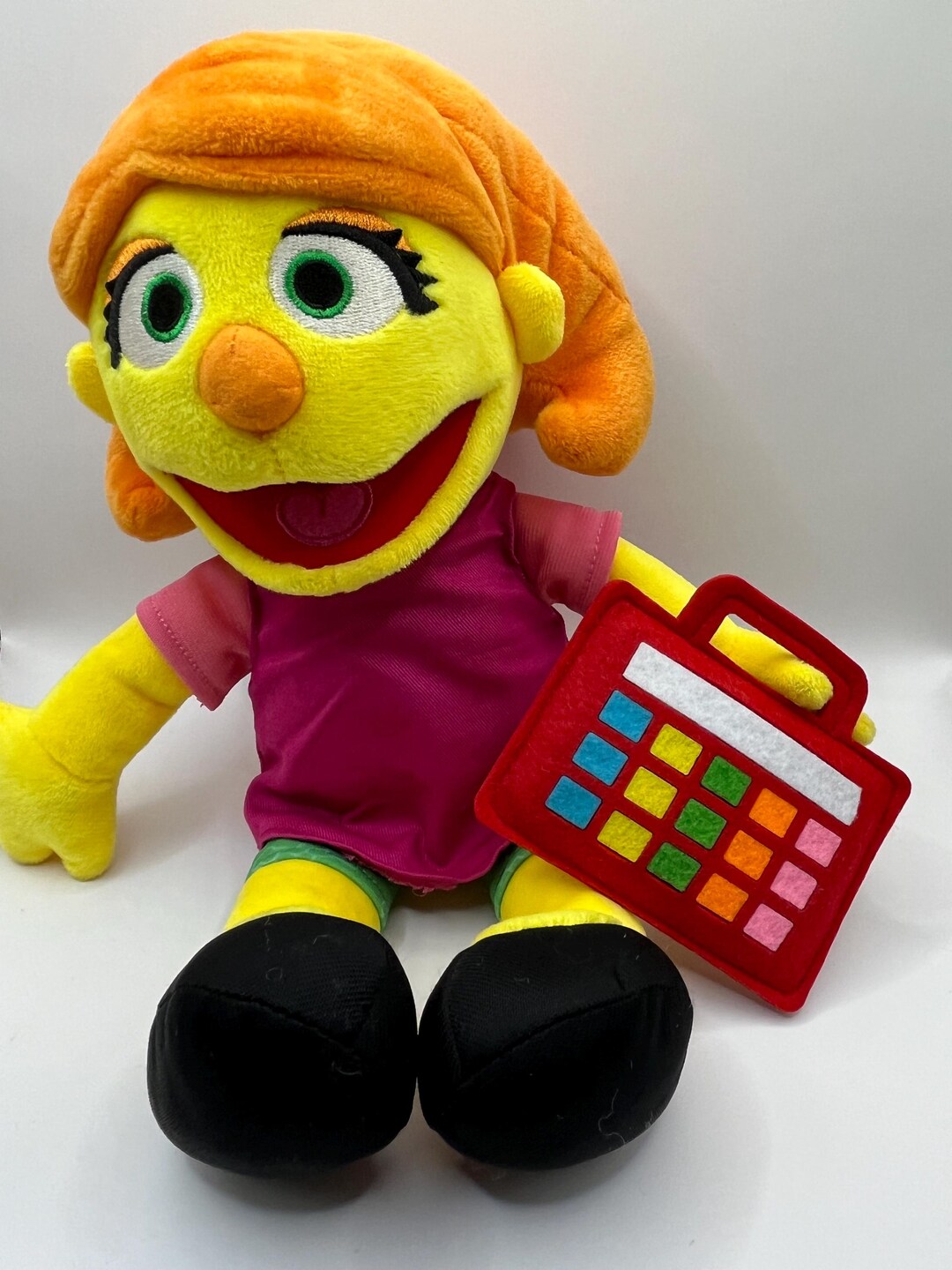 Felt AAC Device With Inset Coloured Cells, Sized for Dolls, Teddies or ...