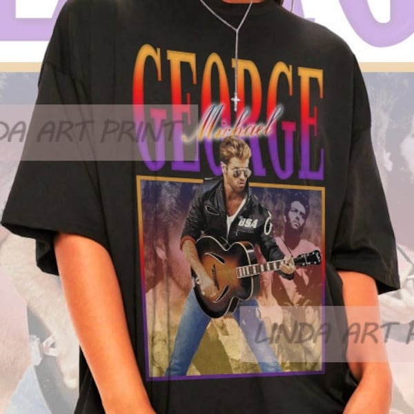 George Michael Tee Shirts - Etsy