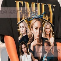 Limited Edition Emily Blunt T-shirt, Exclusive Fan Merch for Women and ...