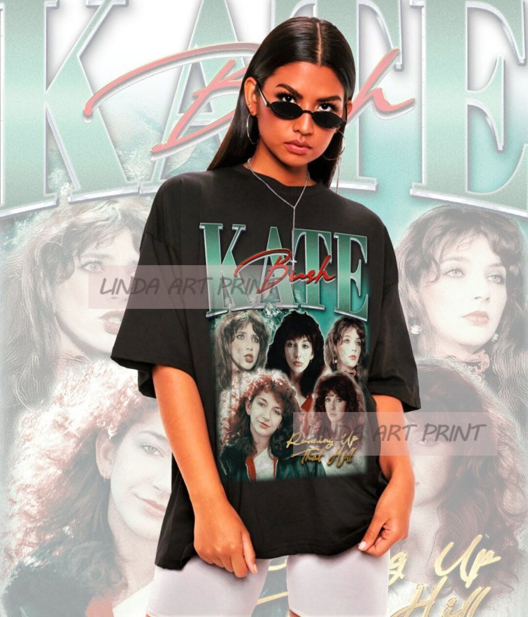 Retro Kate Bush Shirt -running up That Hill Shirt,kate Bush Tshirt,kate ...