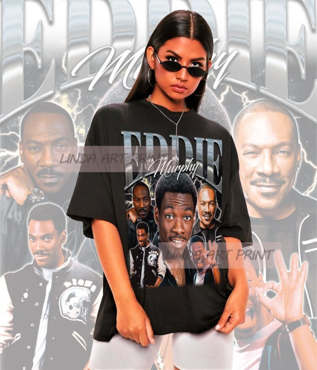 Retro Eddie Murphy Shirt - Eddie Murphy Tshirt,eddie Murphy T-shirt ...
